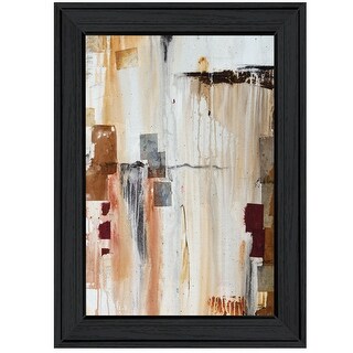 Falling Blocks 2 Black Framed Print Wall Art - Bed Bath & Beyond - 39737030