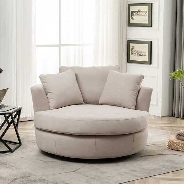 Elegant swivel barrel chair store