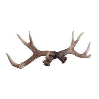 17 inch Lifelike Deer Antler Rack Decorative Hunting Cabin Natural Wall ...