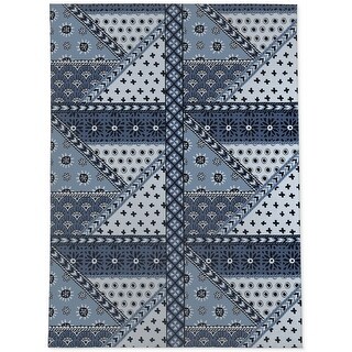 CAROL NAVY Outdoor Rug by, Becky Bailey - Bed Bath & Beyond - 36222772