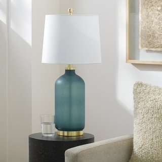 Elin Modern & Contemporary Blue Accent Table Lamp - 29"H x 14"W x 14"D ...