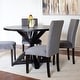Roundhill Furniture Enbridge 5-piece Dining Set, Cross-Buck Dining ...