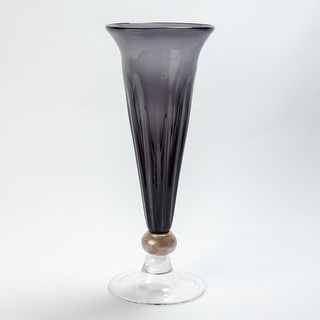 Trumpet Grey Vase - Bed Bath & Beyond - 40625026