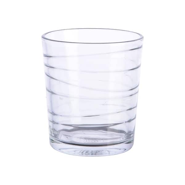 20 Piece Embossed Swirl Glassware Set - 20 Piece - Bed Bath & Beyond ...
