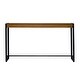 Console Table With Weathered Finish For Contemporary Living Room - Bed ...