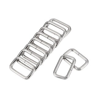 Metal Rectangle Ring Buckles 13x7mm for Bags Belts DIY 20pcs - Bed Bath ...
