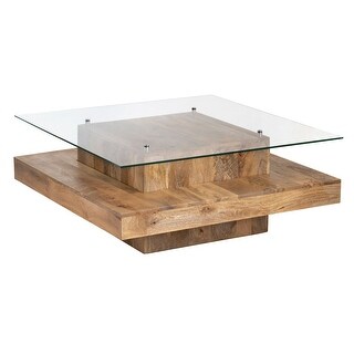 Monaco Mango Wood Cocktail Table, Brown - Bed Bath & Beyond - 38433808