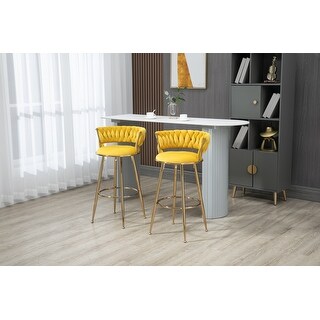 Bar High Chair with Backrest and Footstool 2PC/SET - Bed Bath & Beyond ...