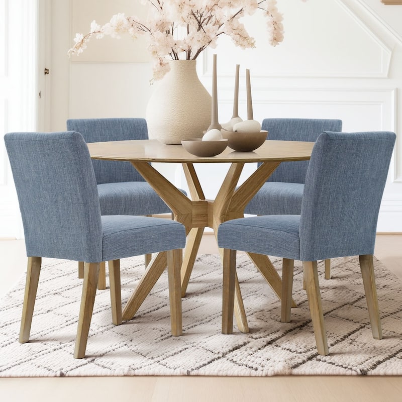 Blue Upholstered Dining Chairs - Overstock