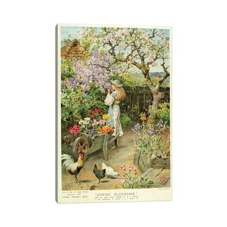 iCanvas "Spring Blossoms, from the Pears Annual, 1902" by William ...