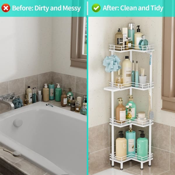 bathroom corner tidy