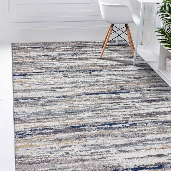 Luxe Weavers Modern Abstract Stripe Area Rug - On Sale - Bed Bath ...
