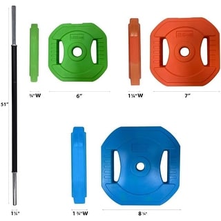 Cardio Body Pump Weights, Barbell Weight Set, Adjustable Free Weights ...