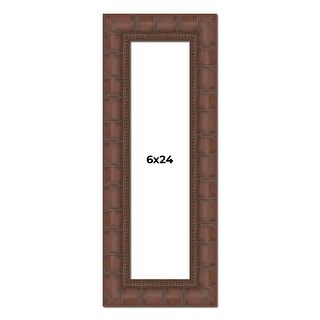 6x24 Frame Pewter Solid Wood Picture Frame Width 1.625 Inches ...