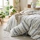 Extra Soft Textured Comforter Cover with Zipper Closure - Bed Bath ...