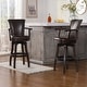 Williams Swivel Upholstered Bar Stool - Counter or Bar Height - 27 or ...