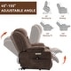 Up to 350 LBS Chenille Power Lift Massage Chair with Heat & USB Port ...