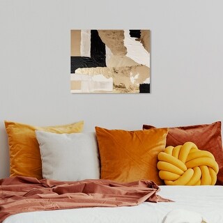 Wynwood Studio Canvas Abstract Glam Visual Textures Gold and Metallic ...