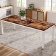 Dining Table for 6-8 Person, 78 inch Long Rectangular Kitchen Dining ...