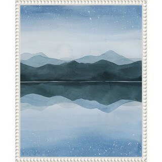 Starry Lake Reflections II by Grace Popp (16 x 20 in.), Framed Canvas ...