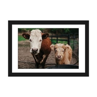 iCanvas "Cow And Baby Highland Cow" by Lauren Lilly PFA - Bed Bath ...
