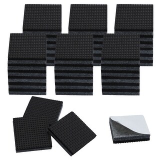 Furniture Felt Pads Grippers Square 1 5/8" Self Stick Anti Slip Gray ...