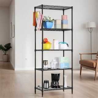 Floor Standing Carbon Steel Storage Rack - Bed Bath & Beyond - 40386349