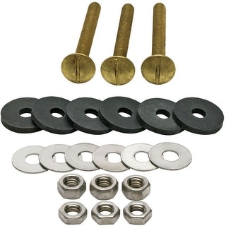 Fluidmaster Tank to Bowl Bolts Set of 3 with Washers and Nuts - Bed ...