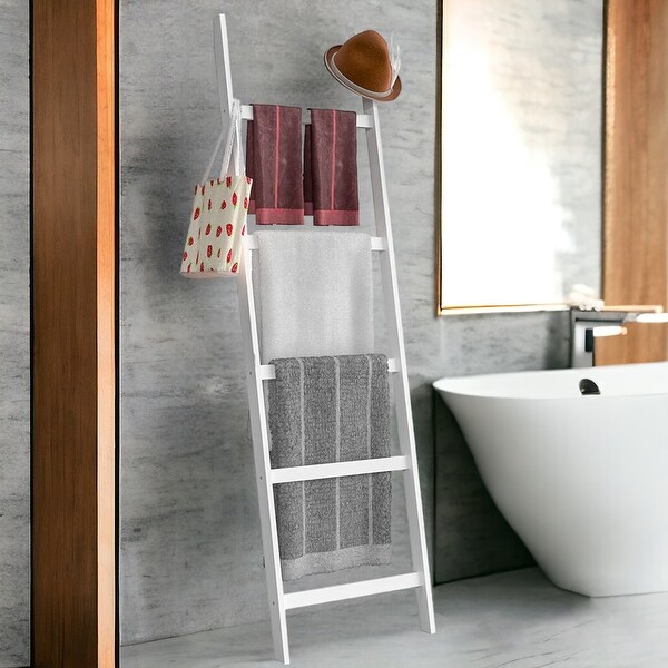 Ladder towel rack store