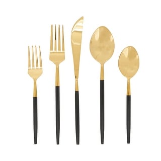 Golden Glint Two-Tone Flatware - Bed Bath & Beyond - 43157500