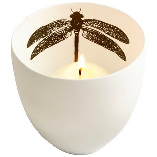 Cyan Design 08499 LeBlanc 3" Tall Ceramic Votive Candle-Holder with ...