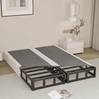 5 Inch Full Size Split Box Spring with Heavy Duty Metal Frame, Easy ...