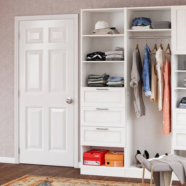 Systembuild Evolution 3 Drawer Modular Closest Unit - On Sale - Bed ...