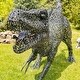 Extra Large Metal Dinosaur Statue- Multiple Size Options - Bed Bath ...