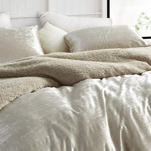 Velvet Crush - Coma Inducer® Oversized Duvet Cover Set - Crinkle Iced ...