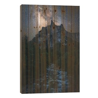 The Milky Way Above The French Alps Print On Wood by Daniel Gastager ...