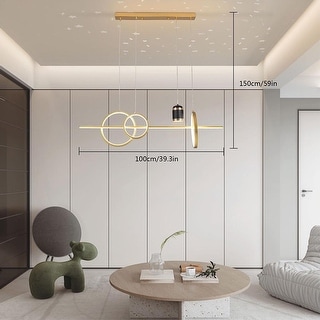 Crystal LED Chandelier Invisible Ceiling Light Lamp w/ Remote Control ...