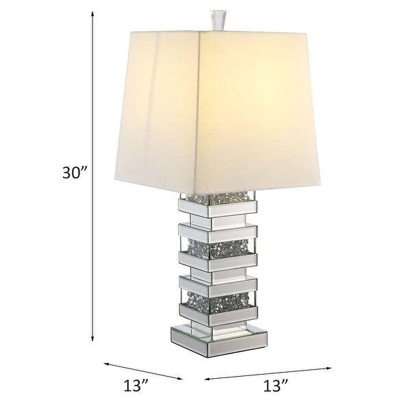 Mirrored & Faux Diamonds Table Lamp - Bed Bath & Beyond - 37523660