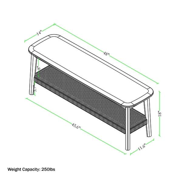 Calais Bench, Warm Chestnut - Bed Bath & Beyond - 40802639