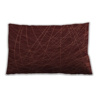 Ahgly Company Patterned Indoor-Outdoor Chilli Pepper Red Lumbar Throw ...