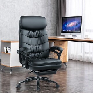 Modern Executive Office Chair w/ Adjustable Rotary Office Chair & Tilt ...