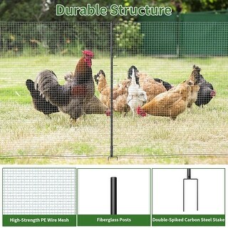 Portable Movable Livestock Nets Mesh For Animals, All-Purpose Fencing ...
