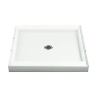 Sterling 72161100 Ensemble 36" x 36" x 4-1/2" Vikrell Shower Pan with ...