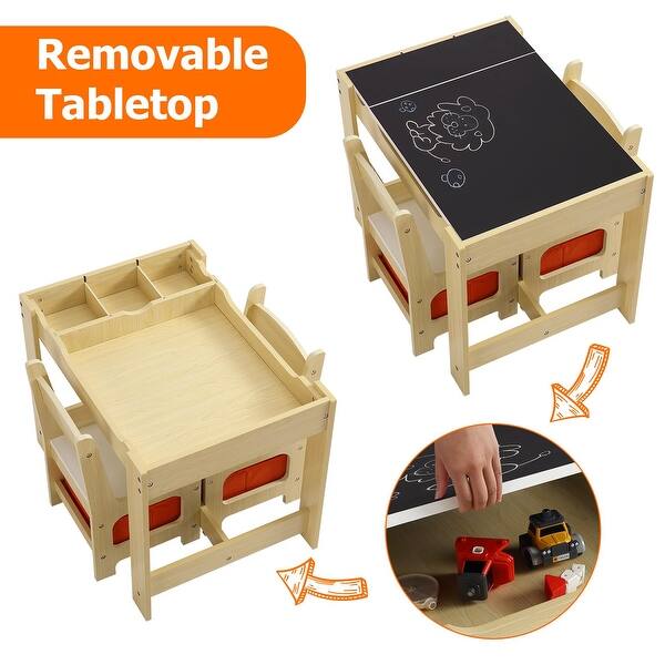 3 in 1 Children's Activity Table with Storage for Painting - On Sale ...