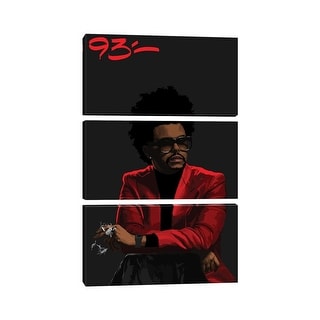 iCanvas "The Weeknd" by 9THREE 3-Piece Canvas Wall Art Set - Bed Bath ...