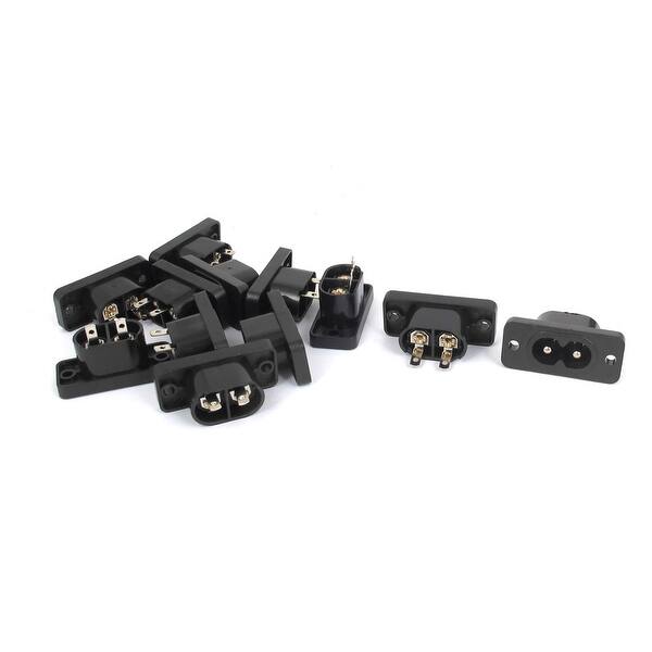 AC 250V 25A 2 Terminal IEC320 C8 Male Plug Power Inlet Socket Connector ...
