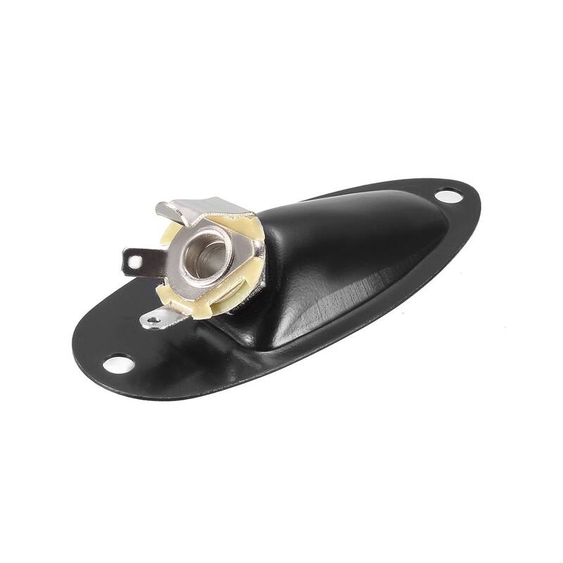 1/4 Inch Guitar Mono Output Jack Plate Socket for ST/SQ Electric Guitar ...