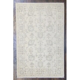 Wahi Rugs Hand Knotted Oushak Chobie White Wash 4'0"x6'0" - Bed Bath ...