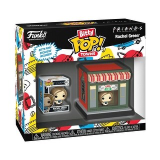 Funko POP! Bitty Towns Friends Rachel Green and Central Perk Mini ...