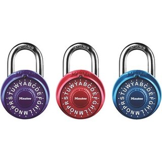 Master Lock Alpha 3-Digit Padlock 1530DWD Unit: EACH - Bed Bath ...
